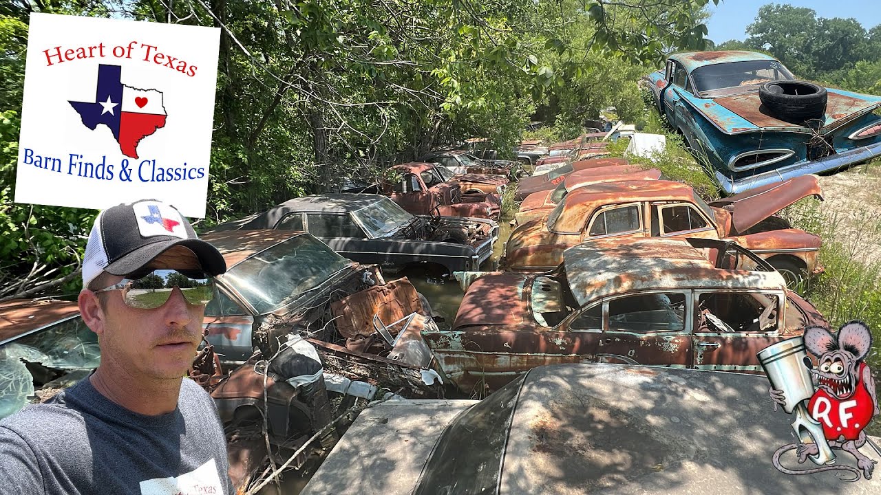 Fishing for Classic Cars, Honey Hole Lake Full of Classic Cars and ...