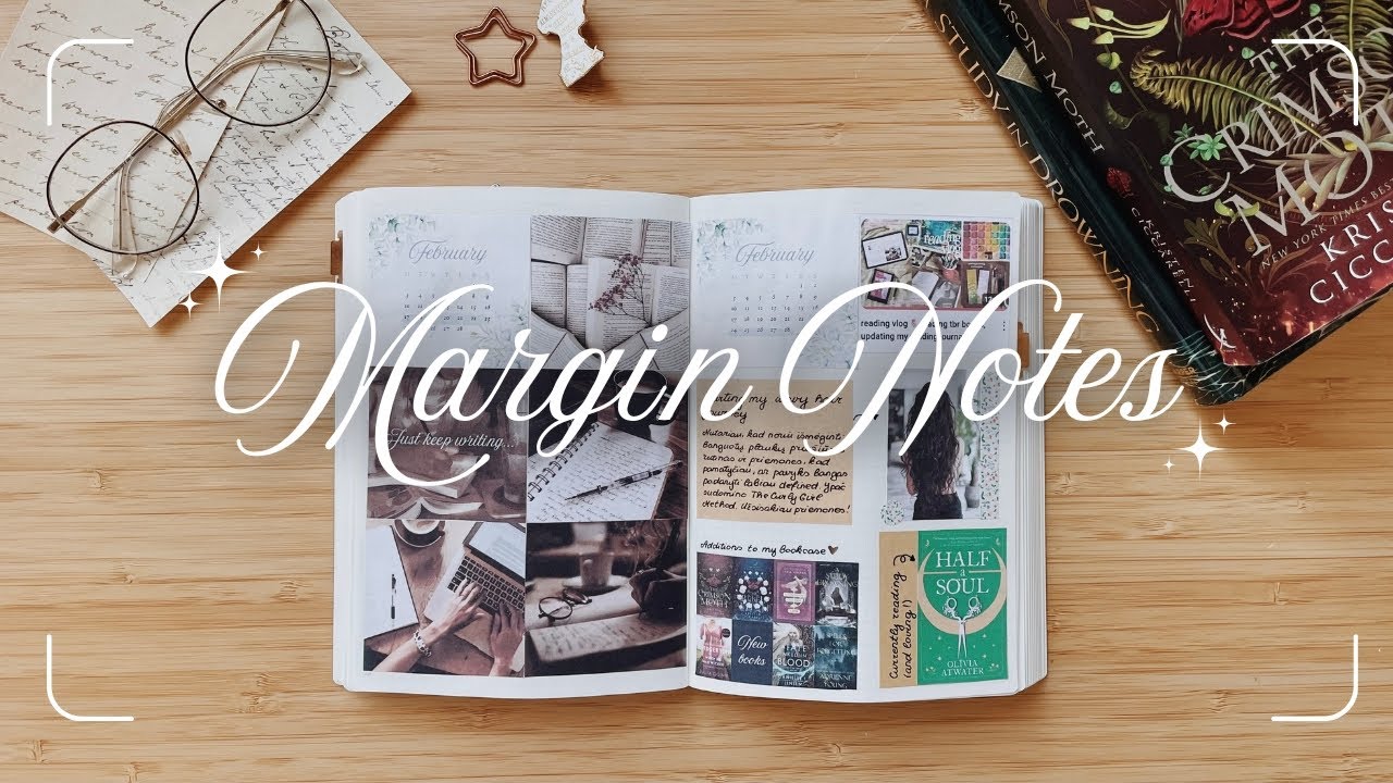 Margin Notes | ep.3 Book haul, March planner setup, memory spreads ...