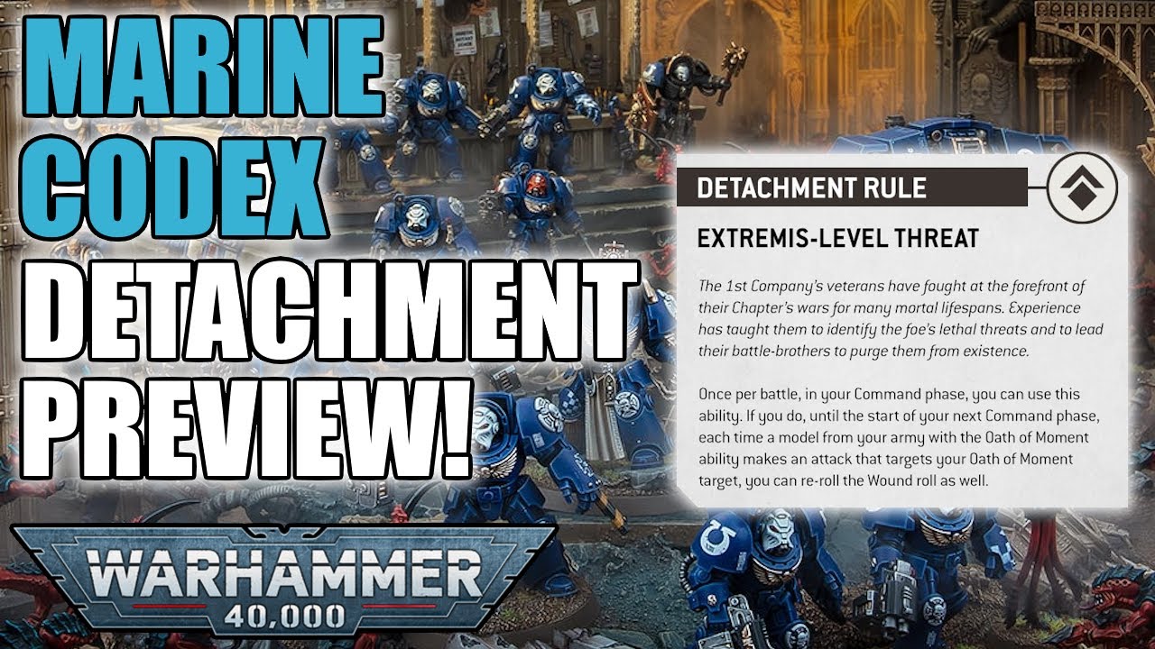 OATH OF MOMENT GOT WRECKED?! Space Marine Codex Preview! | Warhammer ...