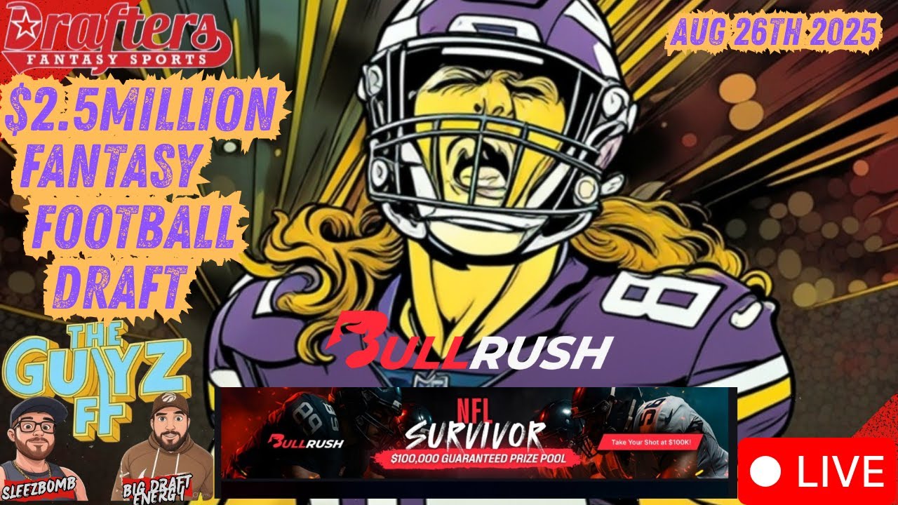 LIVE Tuesday Draft Session – ADP Breakers, RB Chaos & Must-Strat Value ...