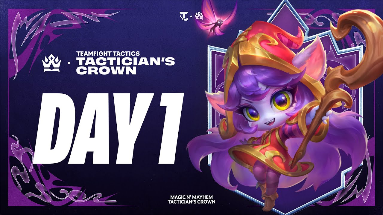DAY 1 - TFT Magic n' Mayhem Tactician's Crown [EN Broadcast] - YouTube