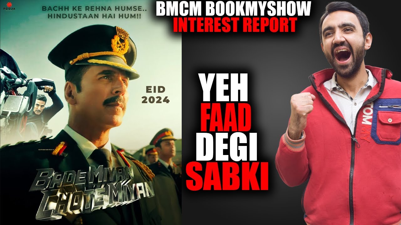 BMCM Bookmyshow Interest Report | BMCM IMDB | Bade Miyan Chote Miyan ...