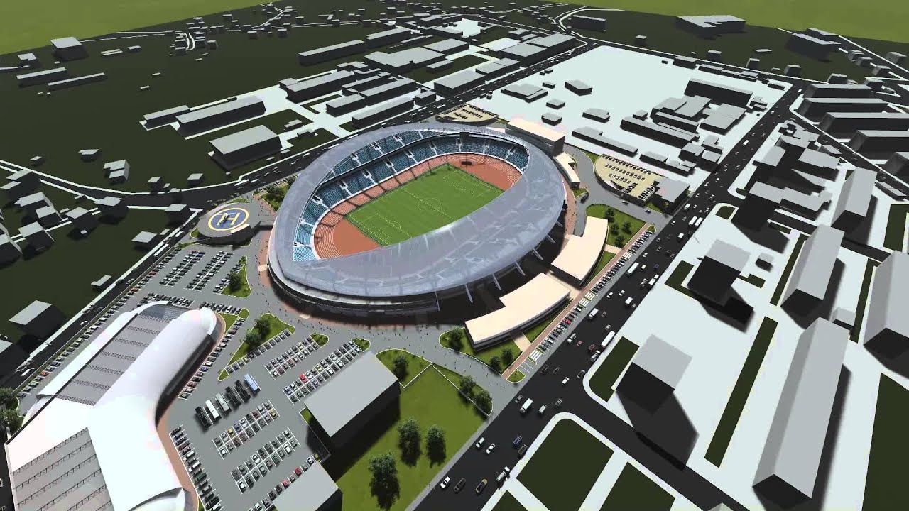 conception of olimpic arena in Batumi - YouTube