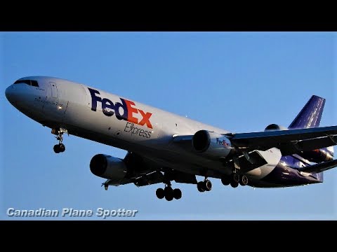 FedEx Tri-Jets Landing at Toronto Pearson Int'l Airport - YouTube