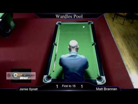 Wardles Pool; Jamie Spratt v Matt Brannan Practice - YouTube