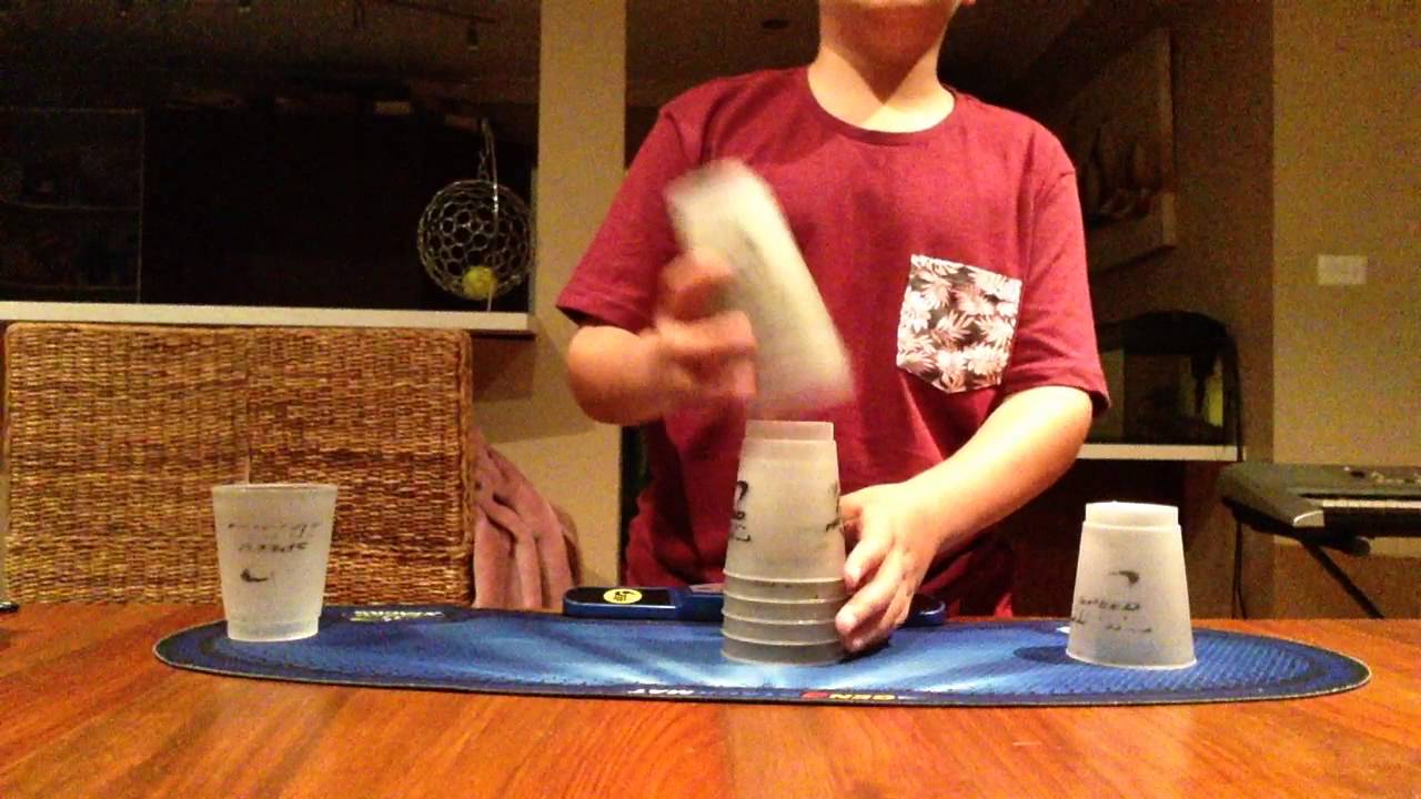 Cup Stacking - Cycle Tutorial - YouTube