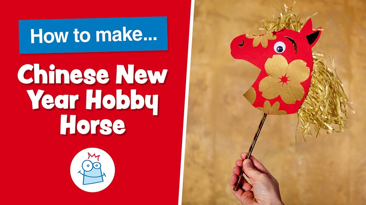How To Make A Chinese New Year Hobby Horse | Baker Ross - YouTube