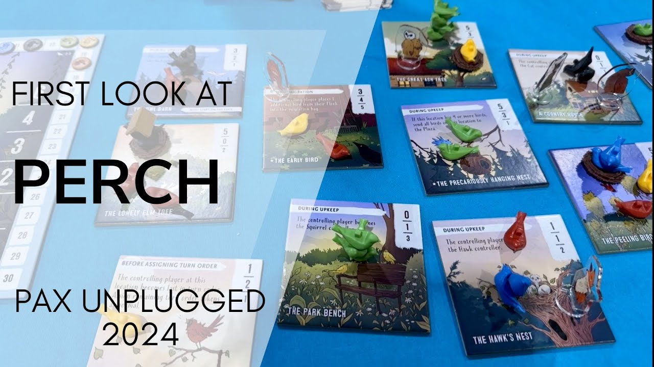 First Look at Perch by Inside Up Games - PAX Unplugged 2024 - YouTube