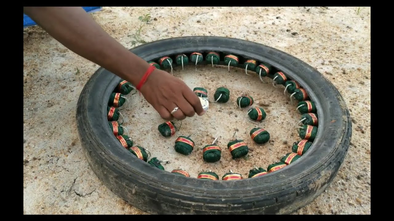 Atom-bombs in bike tyre - YouTube