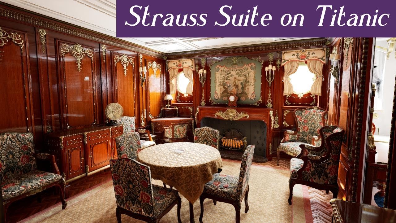 Touring Titanic's Strauss Suite | Titanic Honor & Glory Demo 401 - YouTube