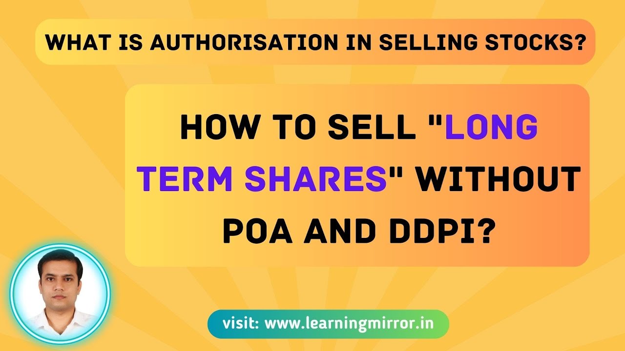 What is authorisation | How to sell holding stocks using tpin and otp ...