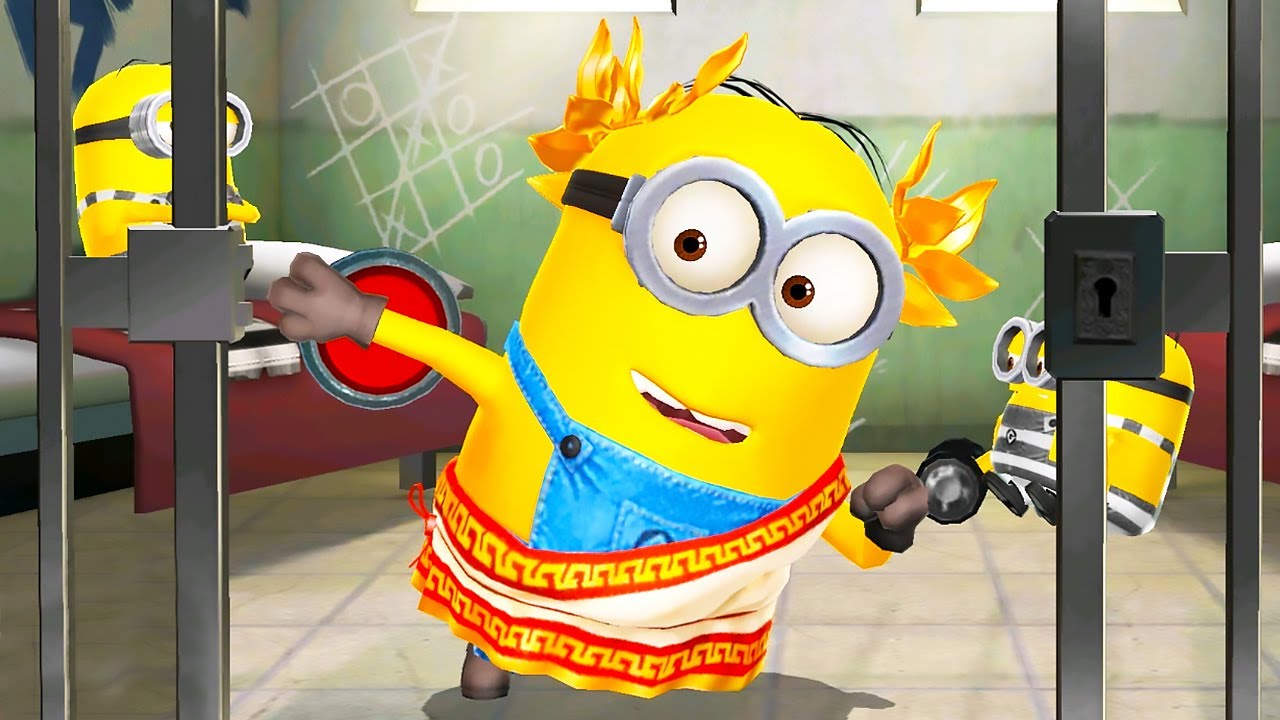 Athenian Minion And Lvl 421 In Prison Near Miss Task In Minion Rush