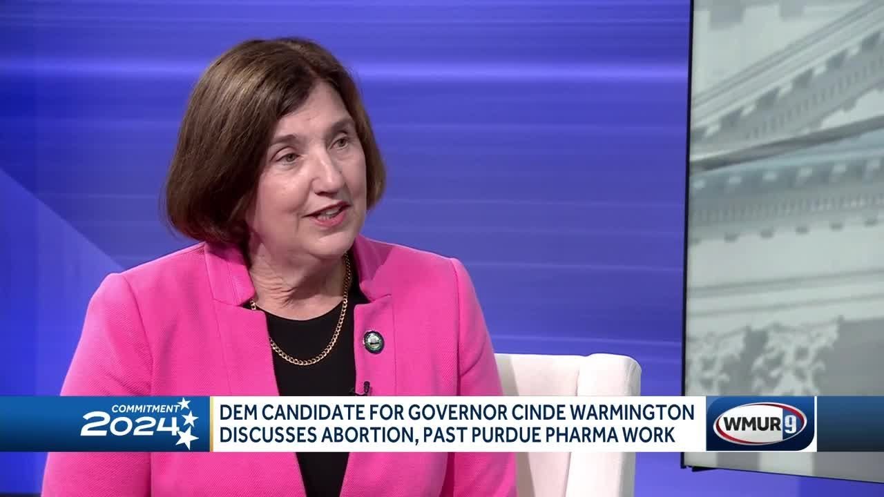 Democratic gubernatorial candidate Cinde Warmington discusses abortion ...