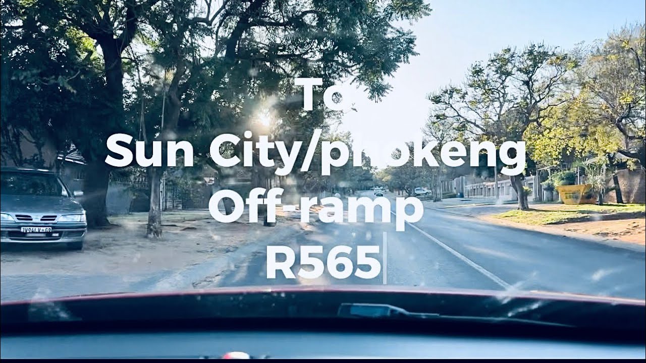 POV drive from Safari Gardens to Sun City/ Phokeng off-ramp on N4 - YouTube