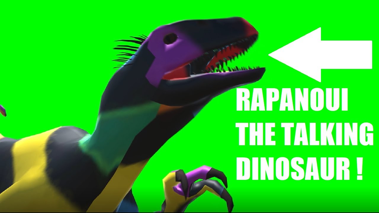 Animated Talking Raptor Dinosaur Green Screen Background 3D Pack - YouTube