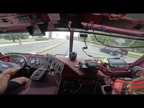 Amerikan İtfaiyesi İstasyondan Çıkış Videosu - #america #firedepartment #yangın - USA, Pensilvanya