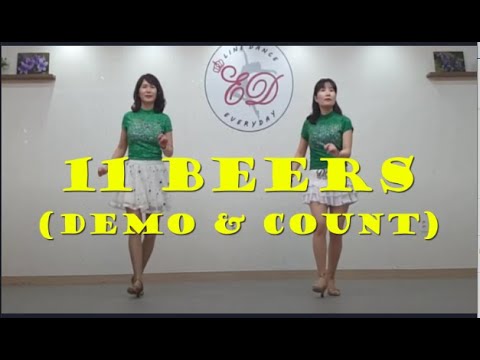 11 Beers Line Dance (Demo & Count) // Improver Level // Everyday Line ...