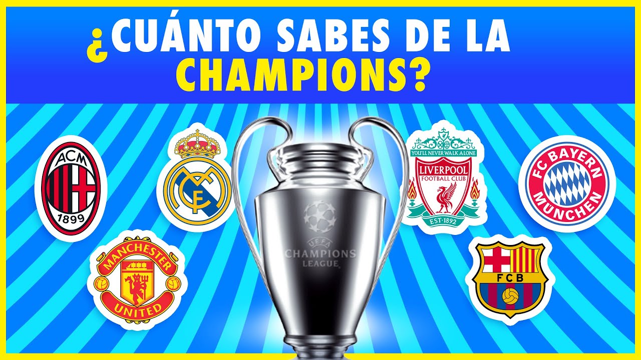 ¿Cuánto sabes de Fútbol? 🤔 Quiz de Champions League ⚽️ Parte 1 - YouTube