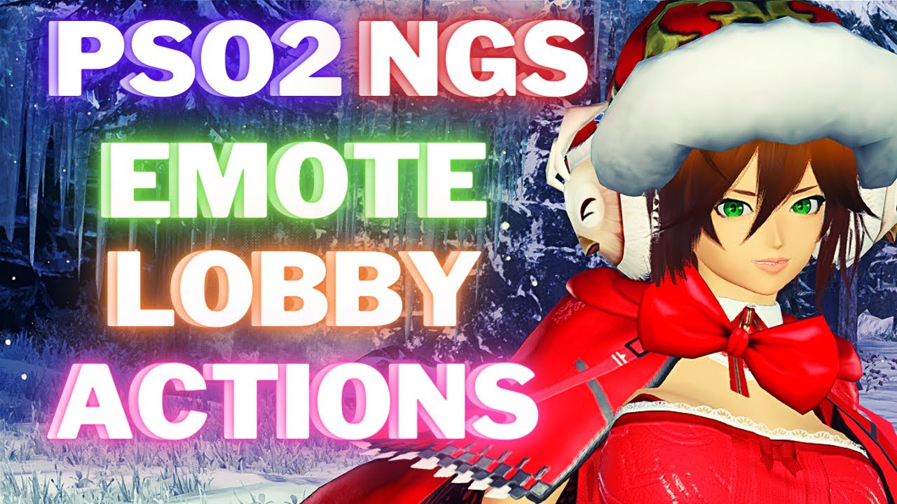 PSO2 NGS 859: Hug 2 Emote Lobby Action 859「ハグ2」 - YouTube