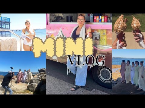 MINI VLOG | photoshoot, beach trips, girls day, ice cream truck, modelling