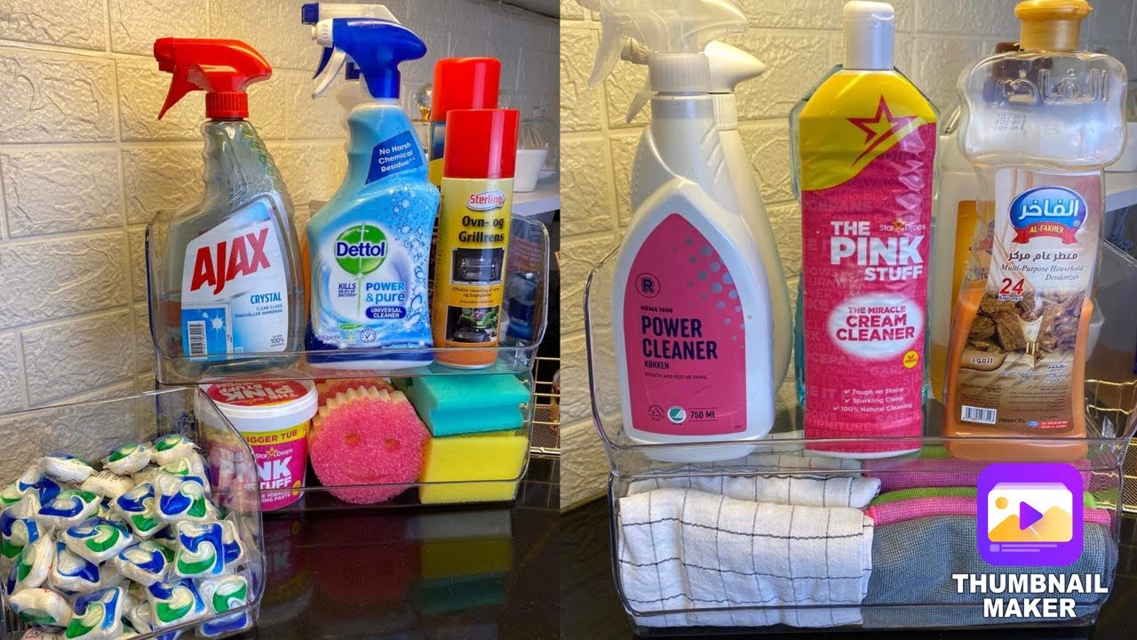 SATISFYING KITCHEN SINK DRAWER ORGANIZATION || Organize the kitchen ...