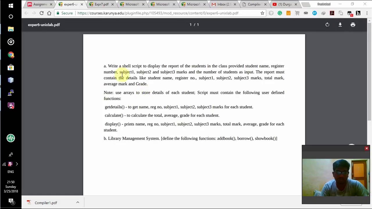 USER DEFINED FUNCTIONS IN SHELL SCRIPT - YouTube