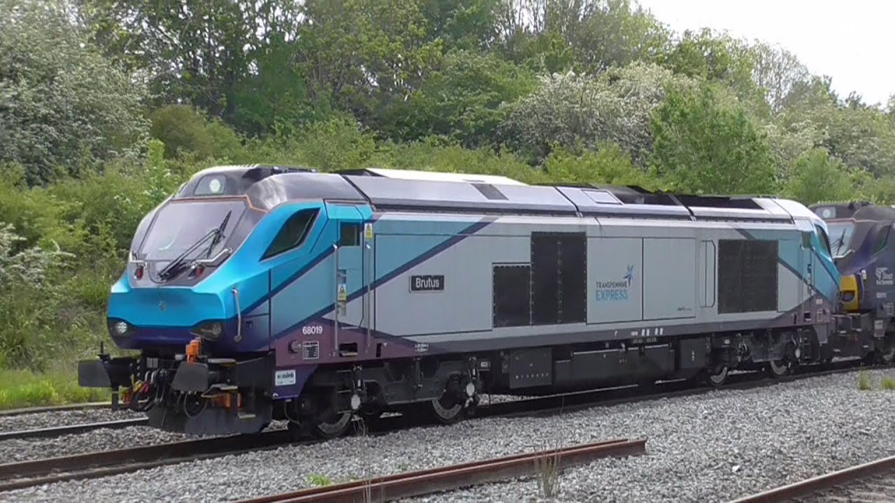A updated video of Nuclear flask trains featuring class 66 68 & 88 at ...
