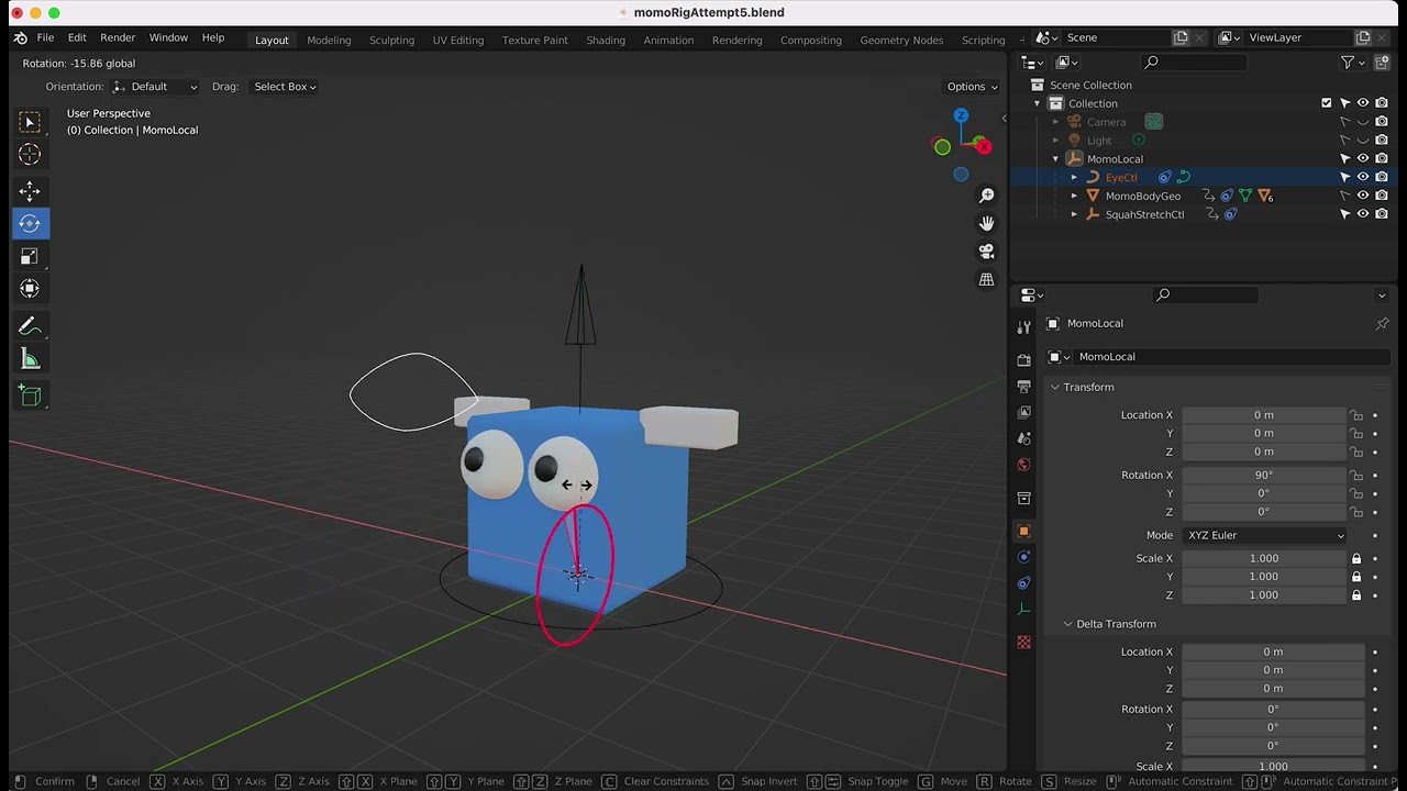 Momo Animation Controls - YouTube