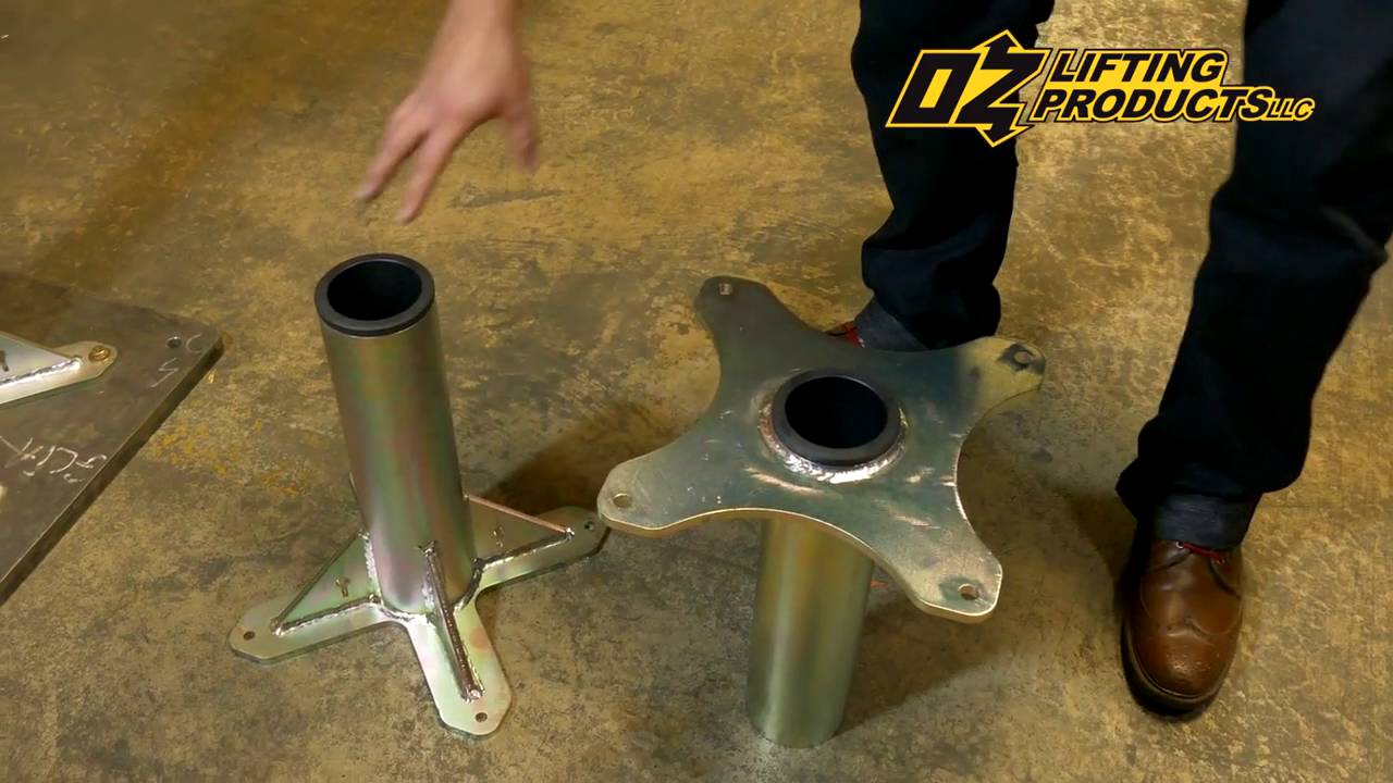 Oz Lifting Products Davit 1000 Davit Crane Features - YouTube