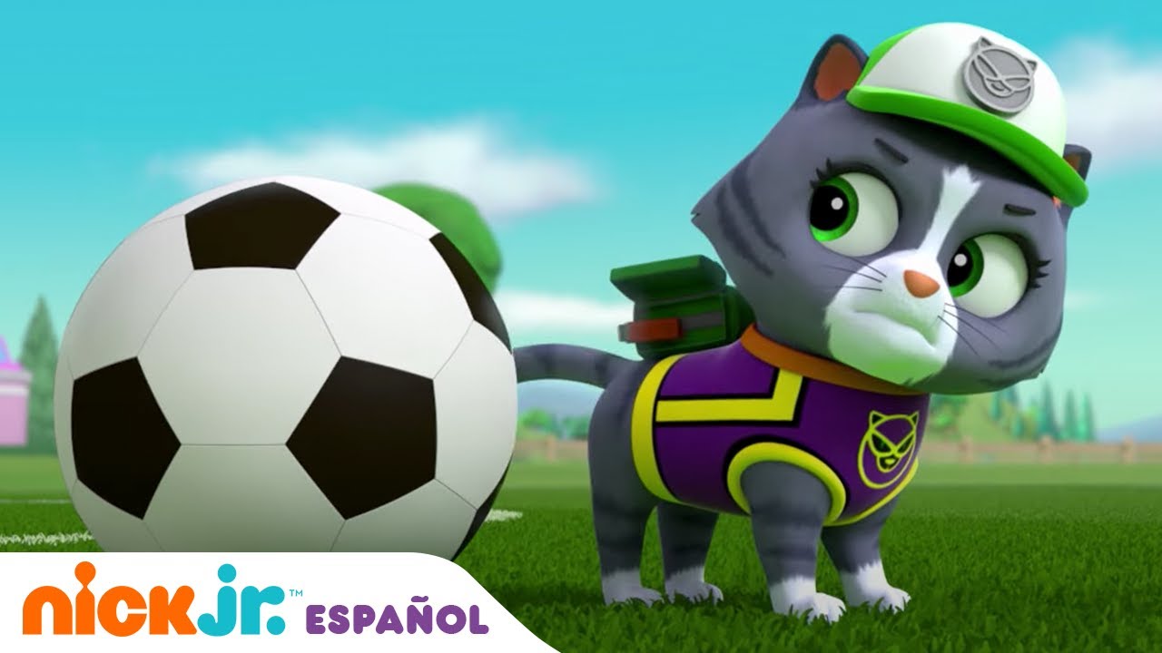 ¡La Patrulla de Cachorros juega al fútbol contra el alcalde Humdinger ...