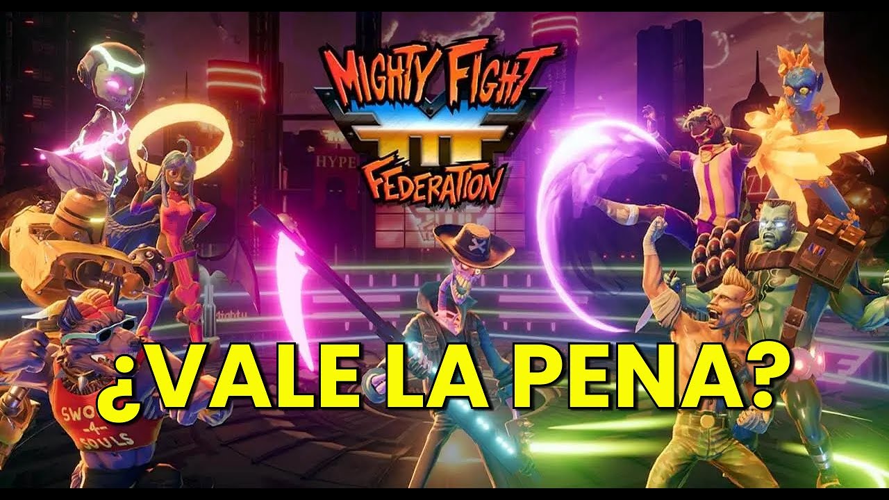 Mighty Fight Federation | Super Smash Económico | Reseña | Gameplay ...