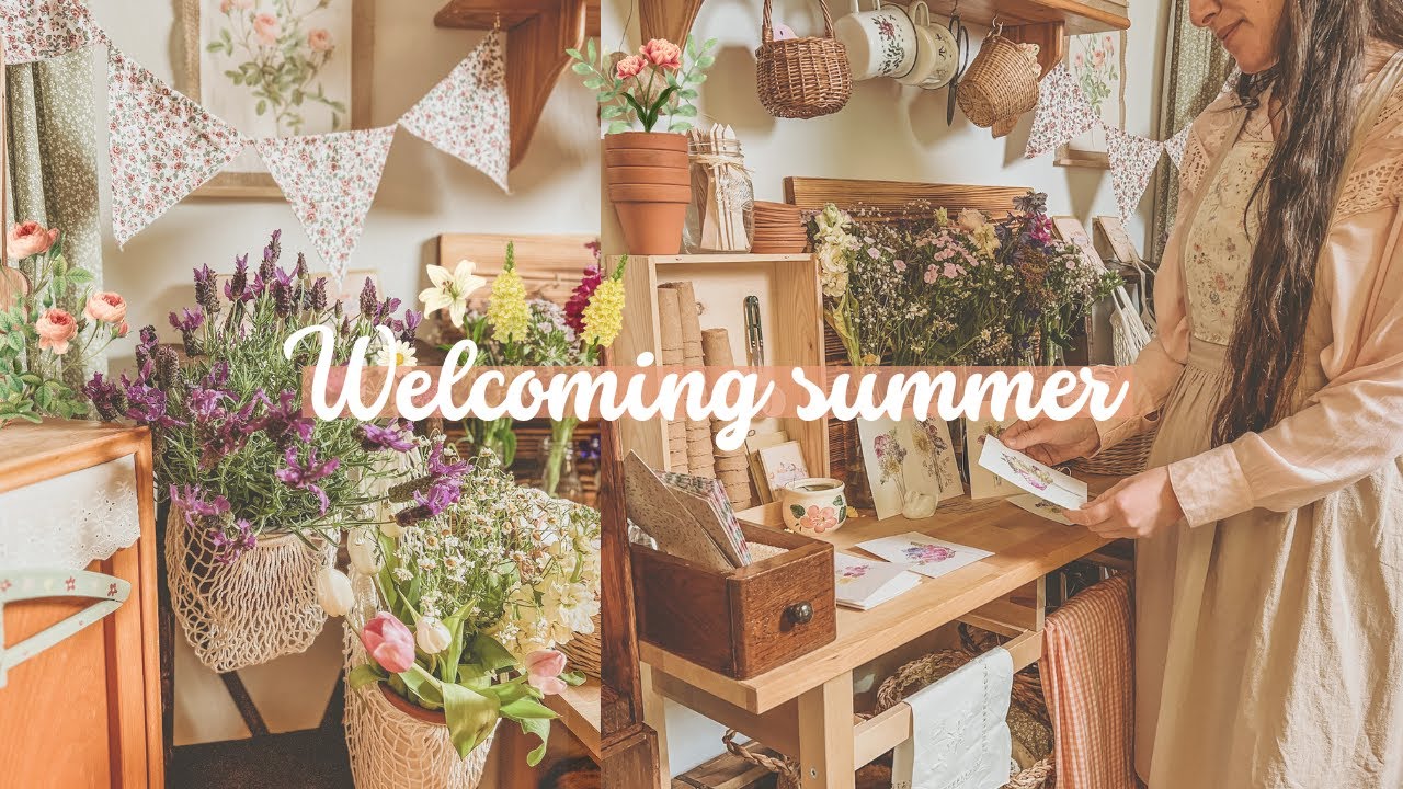 Recipes and Crafts at the Cosiest Flower Shop 🌷 A Cottagecore Summer ...