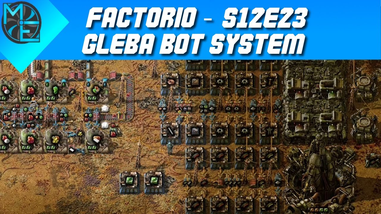 Factorio - S12E23 - Gleba Bot System - YouTube