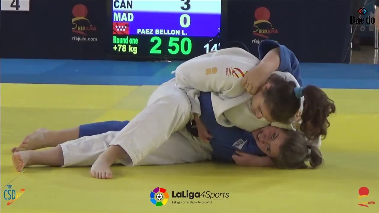 women judo osaekomi 156 - YouTube