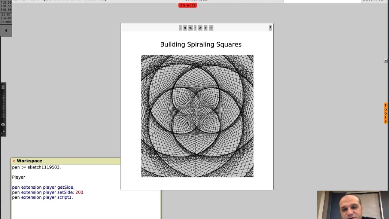 11. The Spiraling Squares - YouTube