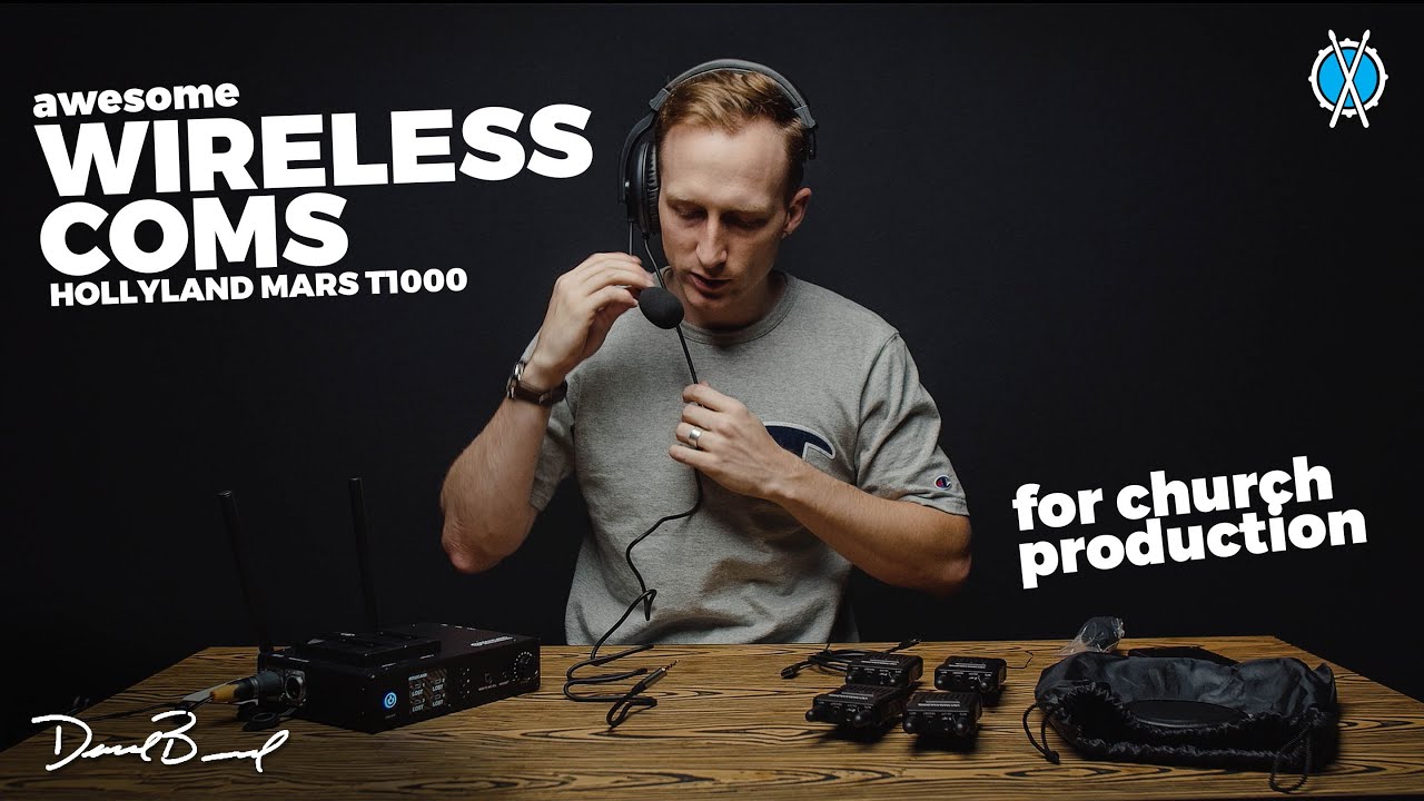 Awesome wireless coms for church production! // Hollyland Mars T1000 ...