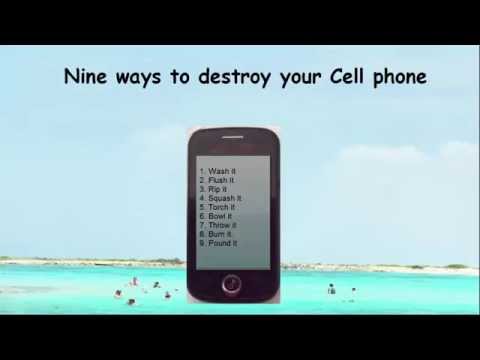 Cell Phone - Nine Ways to Destroy basics - YouTube