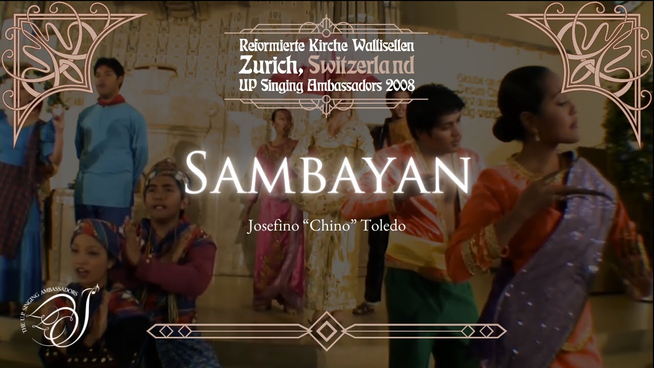 "Sambayan" as performed by the UP Singing Ambassadors (UPSA) - YouTube