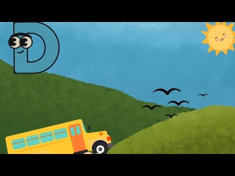 D" letter phonics rhymes for nursery kid|| kid song | simple and easy ...