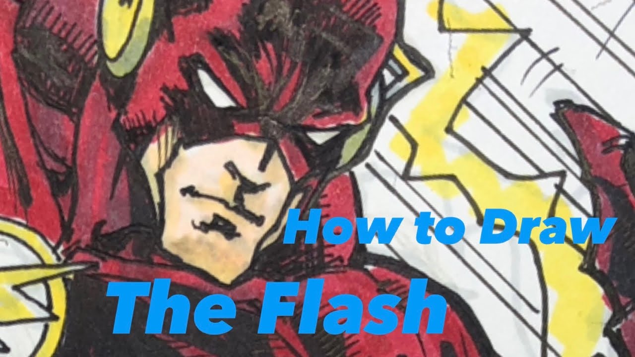 How to Draw The Flash/Barry Allen - YouTube