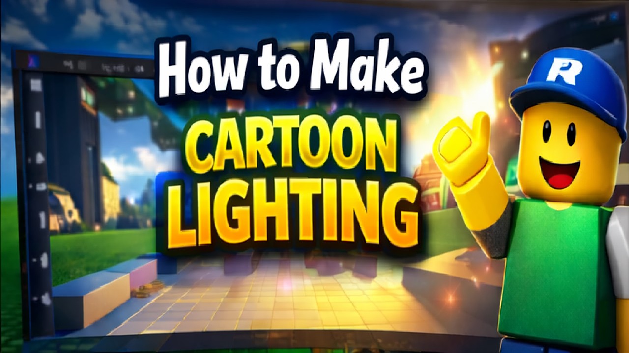 How to make Cartoon Lighting Roblox Studio - YouTube