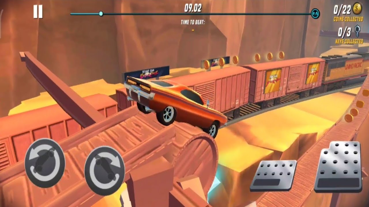 mega car stunt game ! mega car stunts ! #carracing ! - YouTube