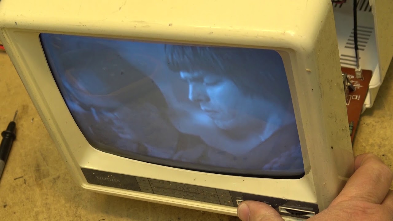 Converting an old BW TV that had been converted to a monitor back to a ...
