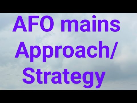 AFO mains Approach/Strategy|| #bankingexam #afomains #afo - YouTube