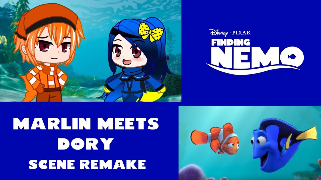 Finding Nemo | Marlin meets Dory | Scene Remake | Gacha Club - YouTube