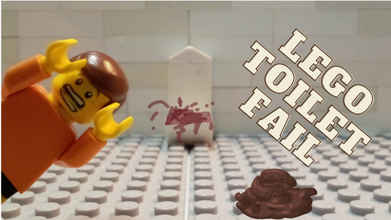 LEGO Toilet fail |toilet disaster| - YouTube