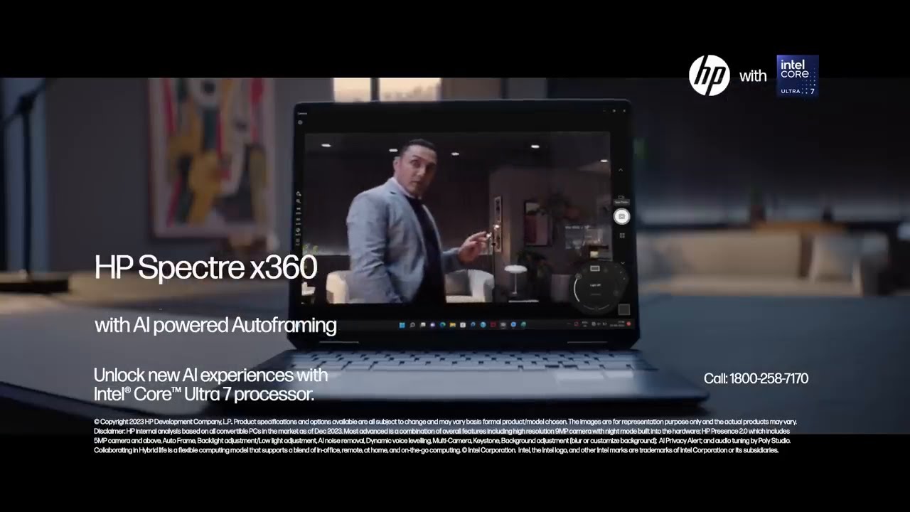 #UnlockAIExperiences with HP Spectre x360 | AI Auto-framing | # ...