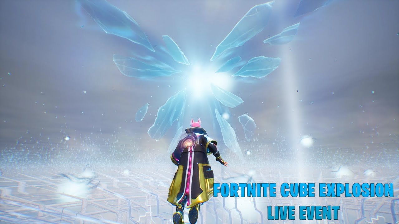 LIVE Cube Explosion Event FORTNITE - YouTube
