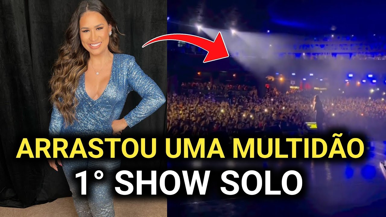 SIMONE MENDES faz seu Primeiro Show Solo e arrasta uma multidão - YouTube