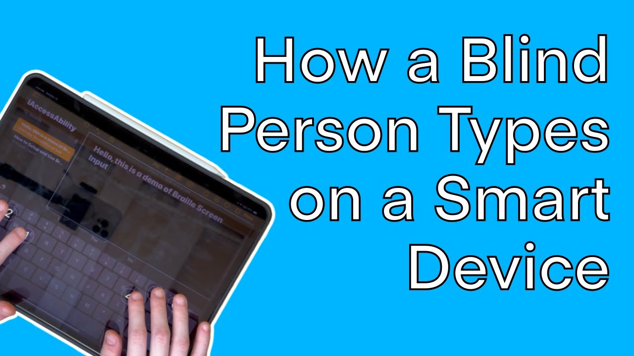 How to Use Braille Screen Input on an iPhone or iPad - YouTube